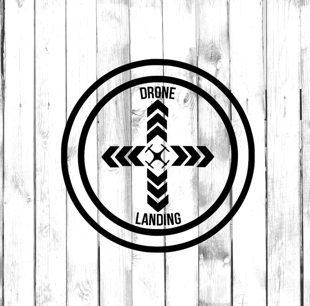 Drone Landing Pad Decal - Di Cut Decal - Home/laptop/computer/truck/car ...