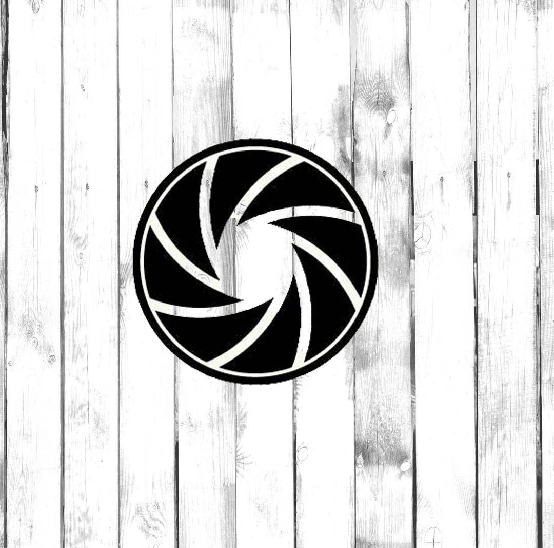 Aperture, Camera Shutter Symbol - Di Cut Decal - Car/truck/home/laptop ...