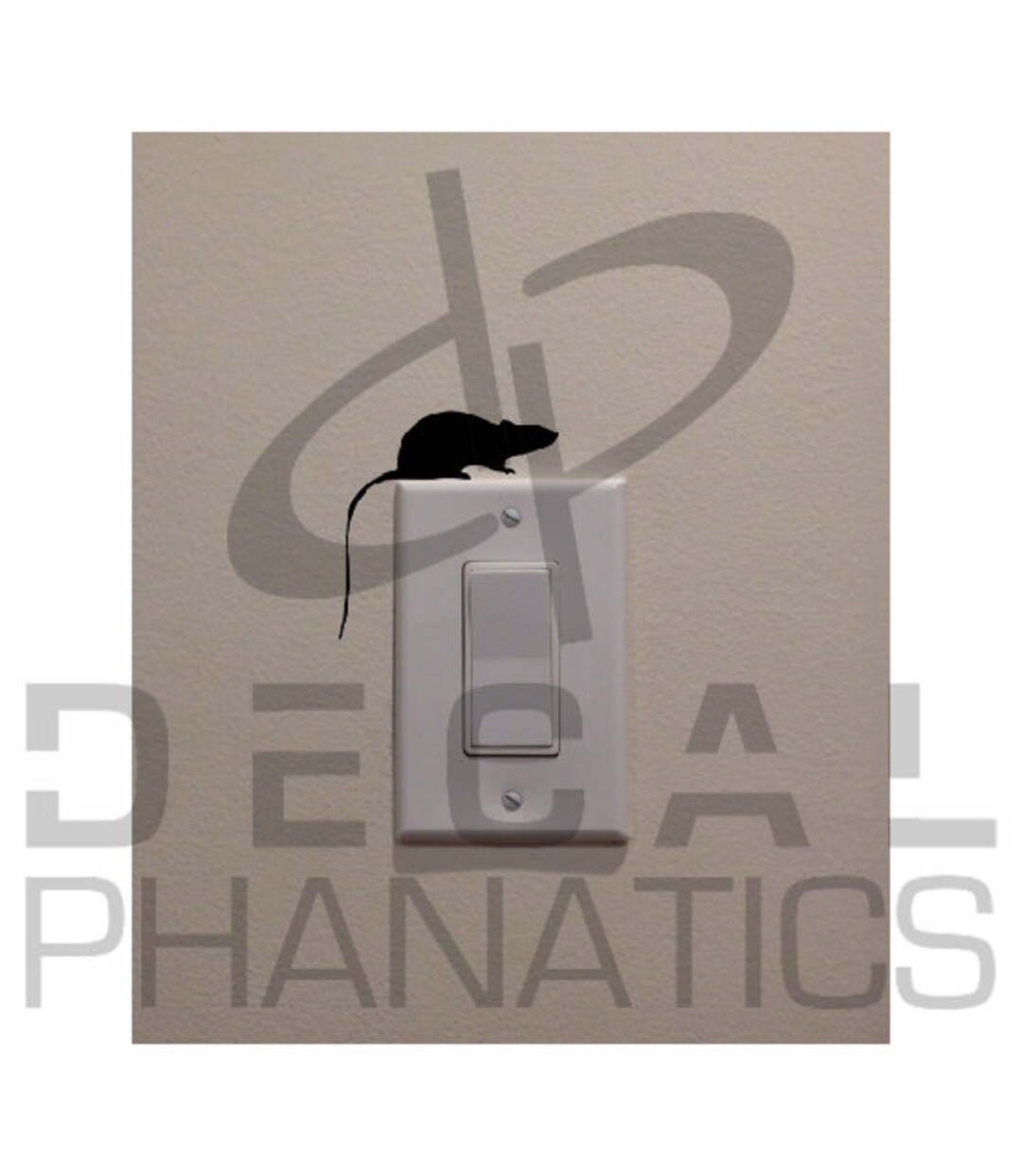 Mouse and Rat Silhouette on Light Switch Bedroom/home Decor - Etsy