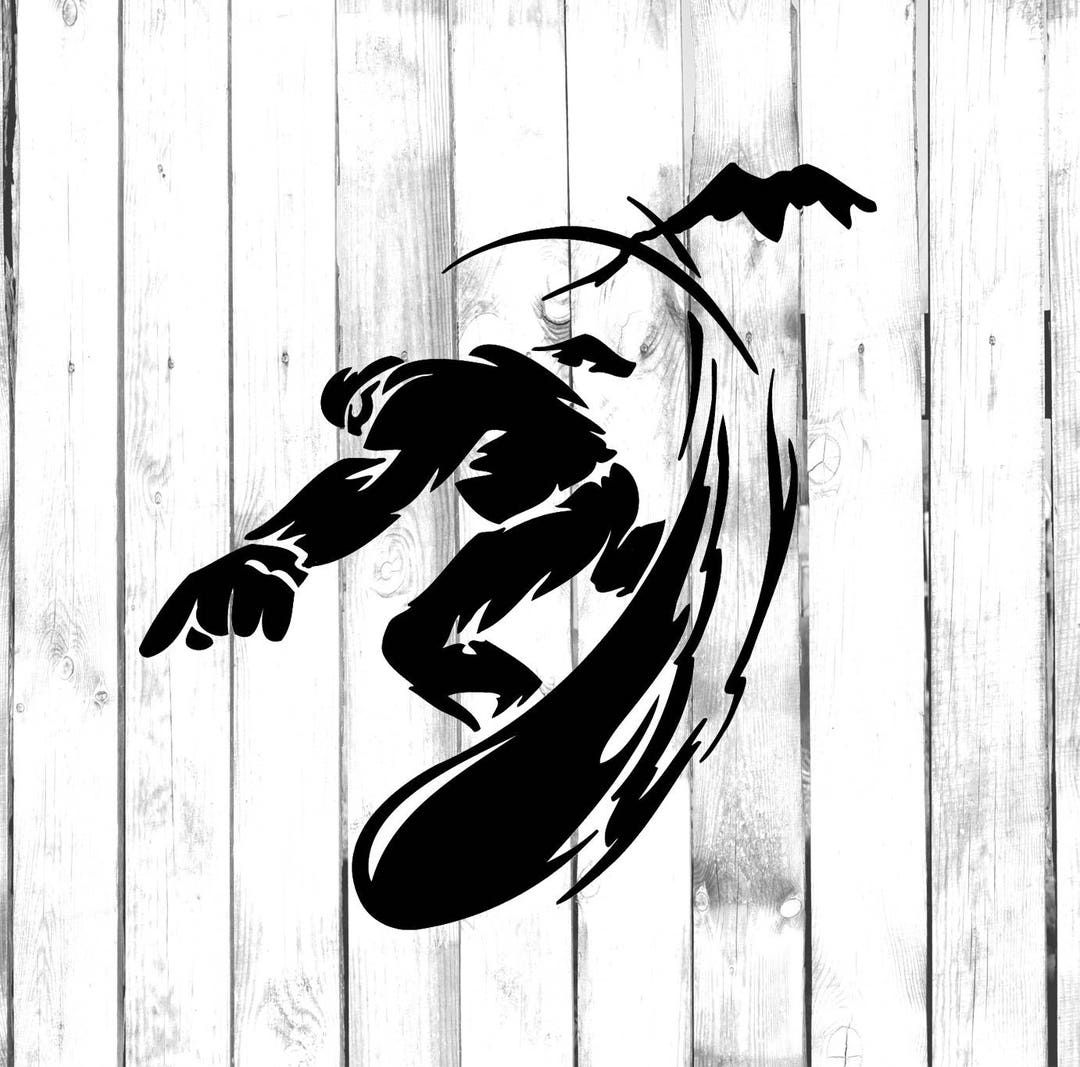 Snowboarding Decal Di Cut Decal Yeti/tumbler/home/laptop/computer/truck ...