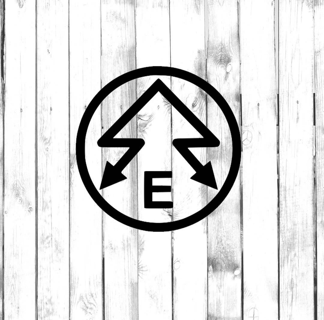 Electric Power Symbol Emblem Decal Di Cut Decal Home/laptop/computer ...