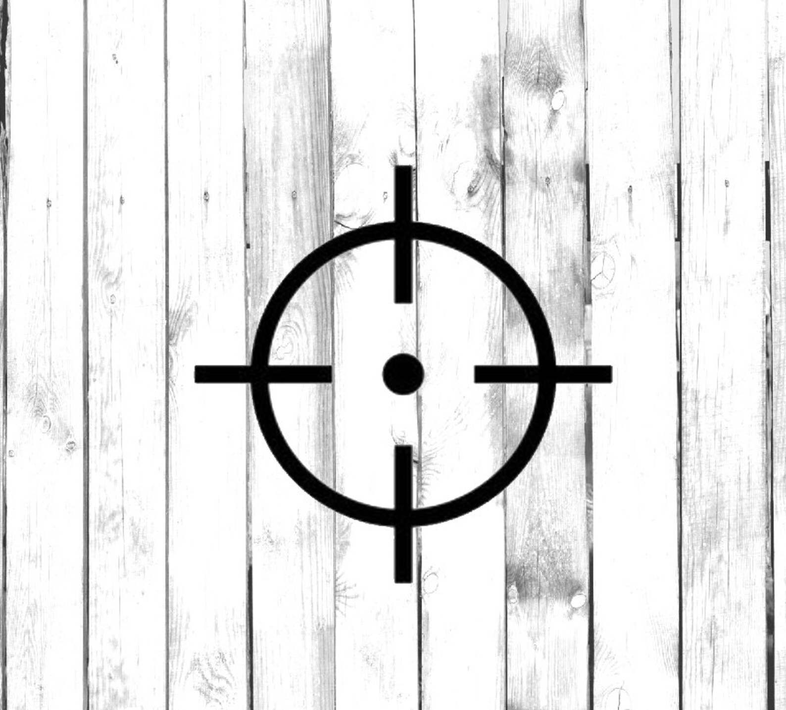 Gun Target Infrared Scope Bullseye Scope Decal - Etsy