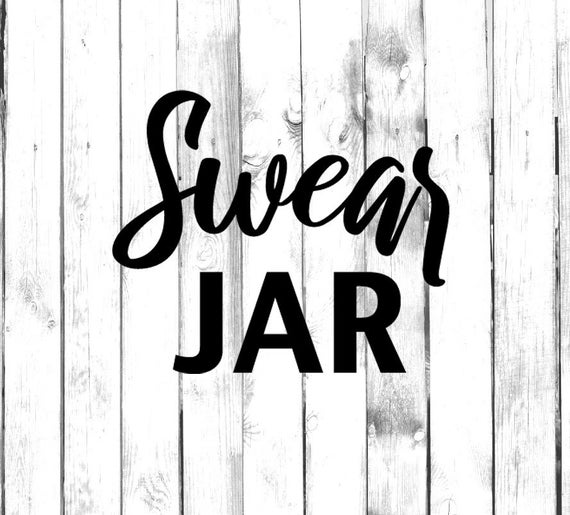 Swear Jar Decal Di Cut Decal | Etsy