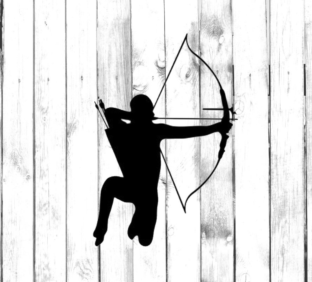 Archery Archer Kneeling Decal Yeti/tumbler/water Bottle/car/laptop ...