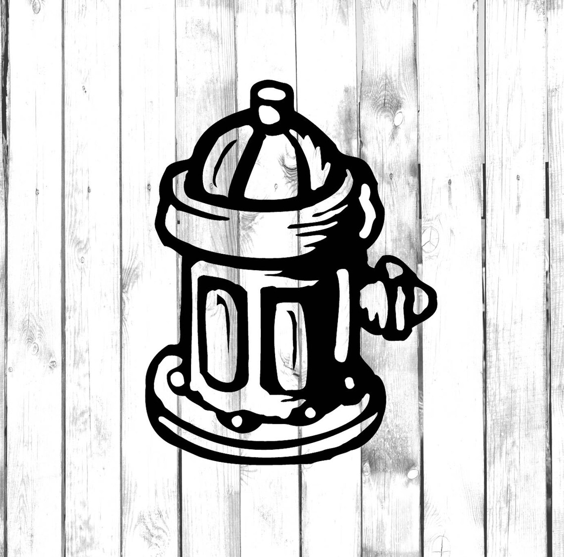 Fire Hydrant Di Cut Decal | Etsy