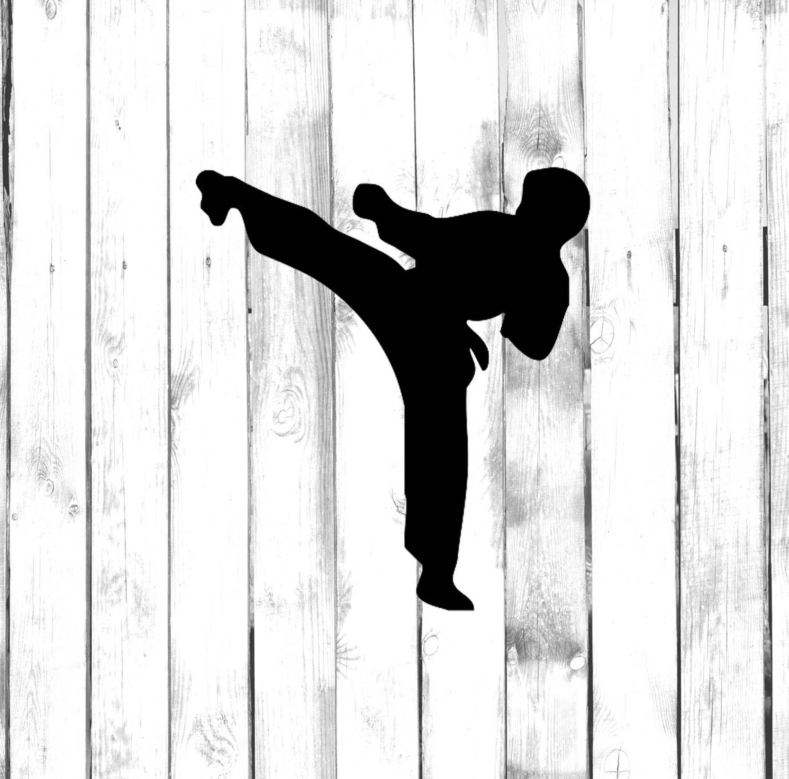Karate Kick Car/truck/home/laptop/computer/phone Decal | Etsy
