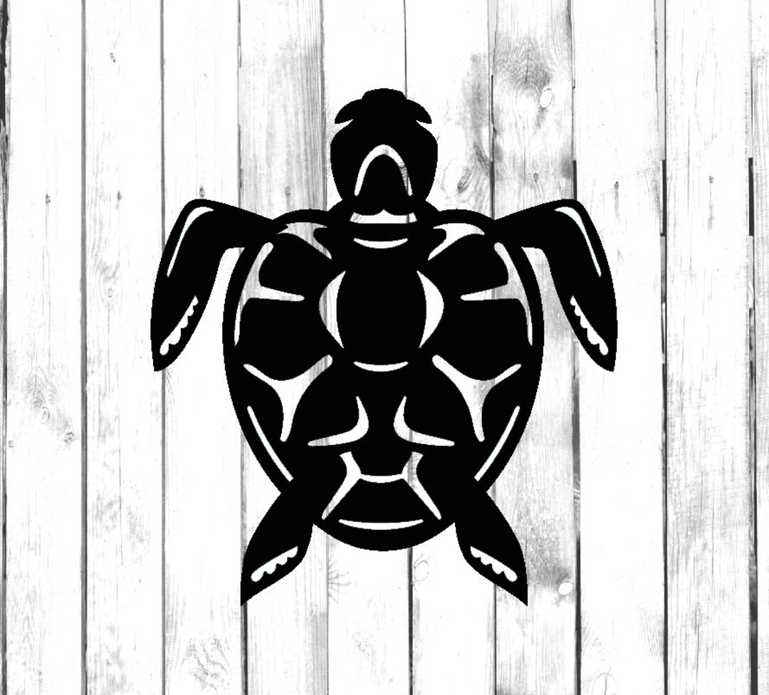 Sea Turtle Decal - Di Cut Decal - Home/laptop/computer/truck/car Bumper ...