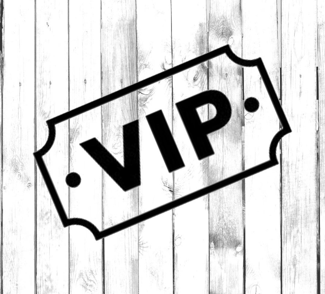 VIP Very Important Person Ticket Decal Yeti/tumbler/water Bottle/car ...