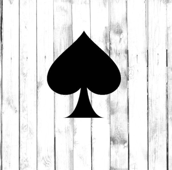 Spade Symbol Deck of Cards - Etsy