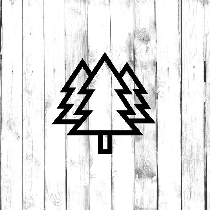 Pine Tree Decals - Etsy