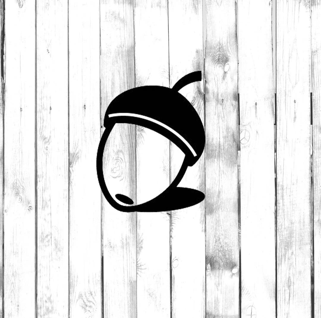 Acorn Decal Sticker Tree Acorn Di Cut Decal Home/laptop/computer/truck ...