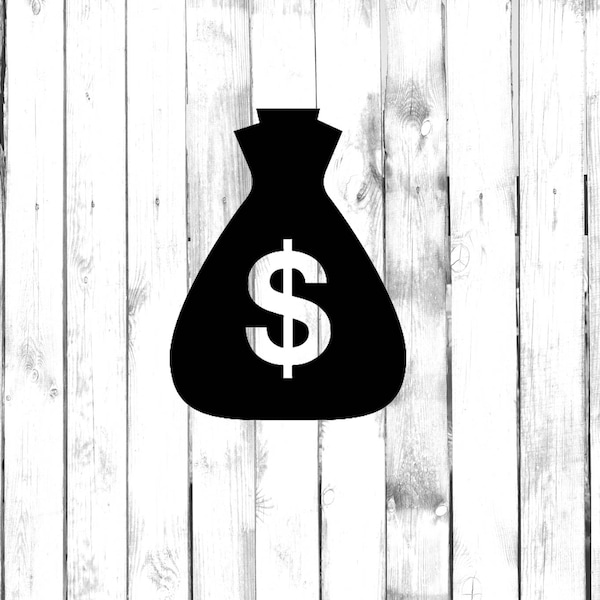 Money Bag Decal - Etsy