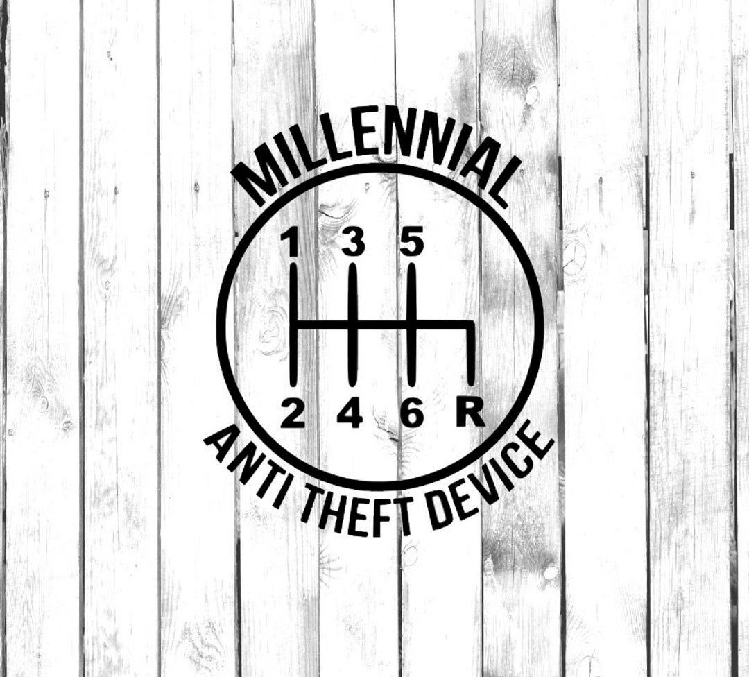 6 Speed Gear - Millennial Anti Theft Device - Stick Shift - Manual Car ...