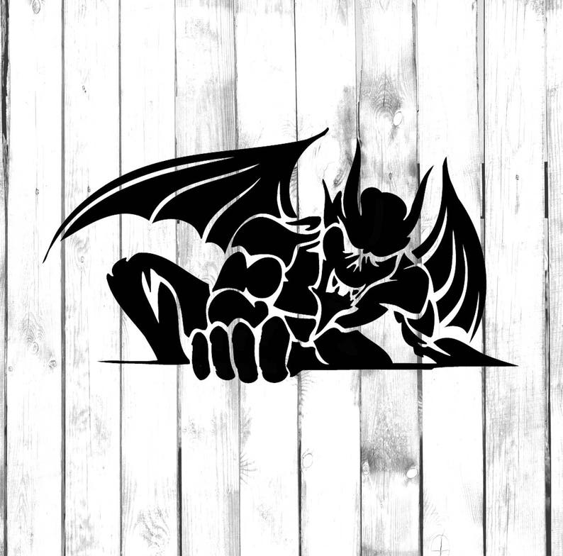 Gargoyle Creature - Di Cut Decal - Car, Truck, Computer, Phone, Yeti ...