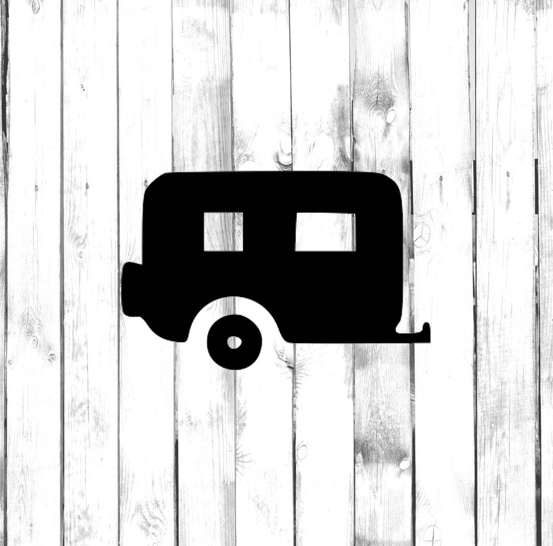 RV, Camper, Camping Symbol Decal - Di Cut Decal - Home/laptop/computer ...