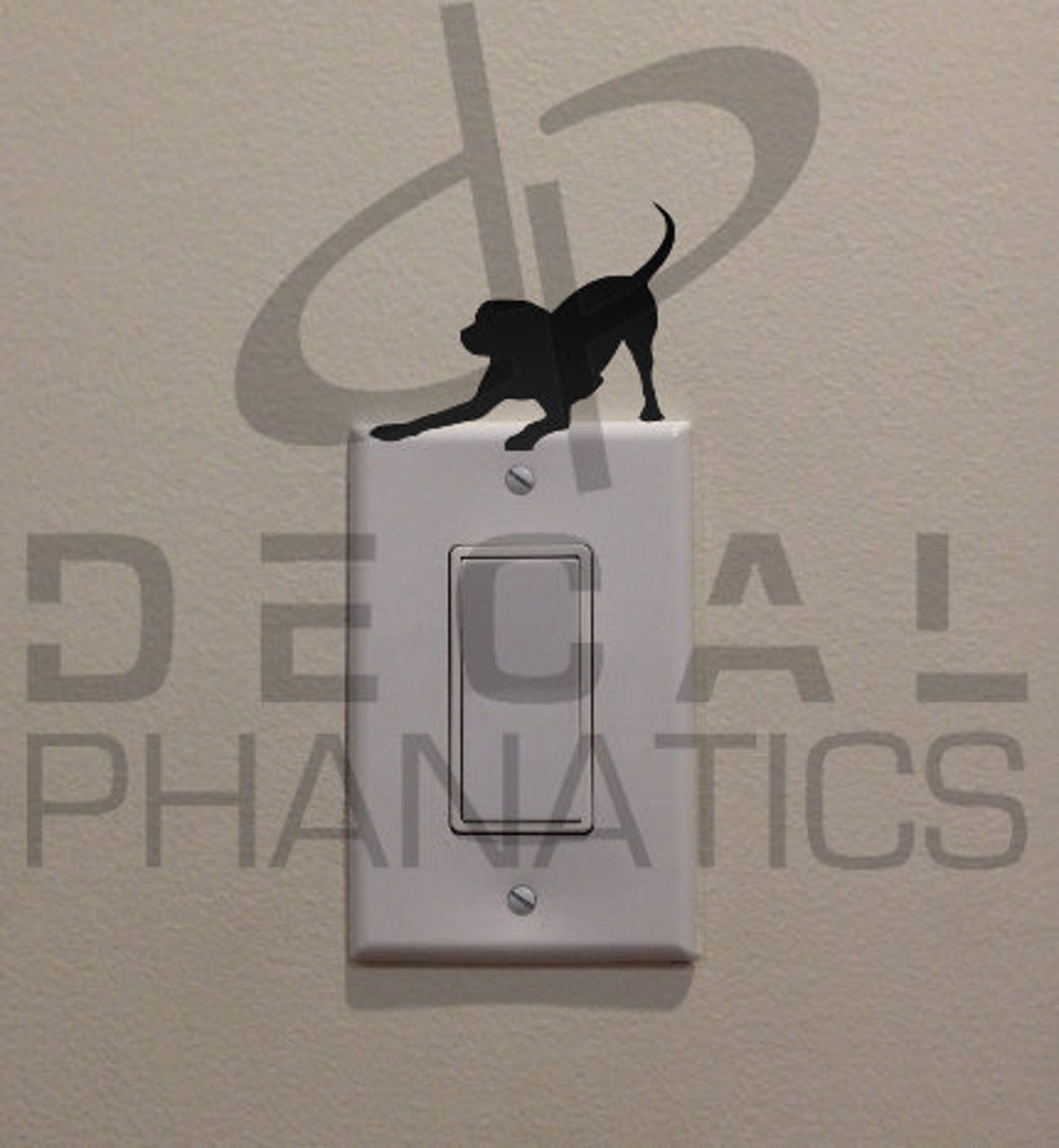 Playful Dog Crouching on Light Switch 2.5 X 3 - Etsy