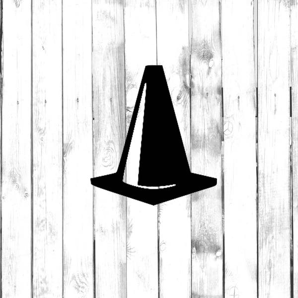 Traffic Cone Sticker - Etsy