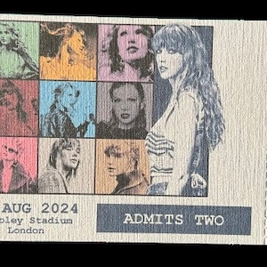 Personalised Ticket Voucher: Taylor Swift Eras Tour - Etsy