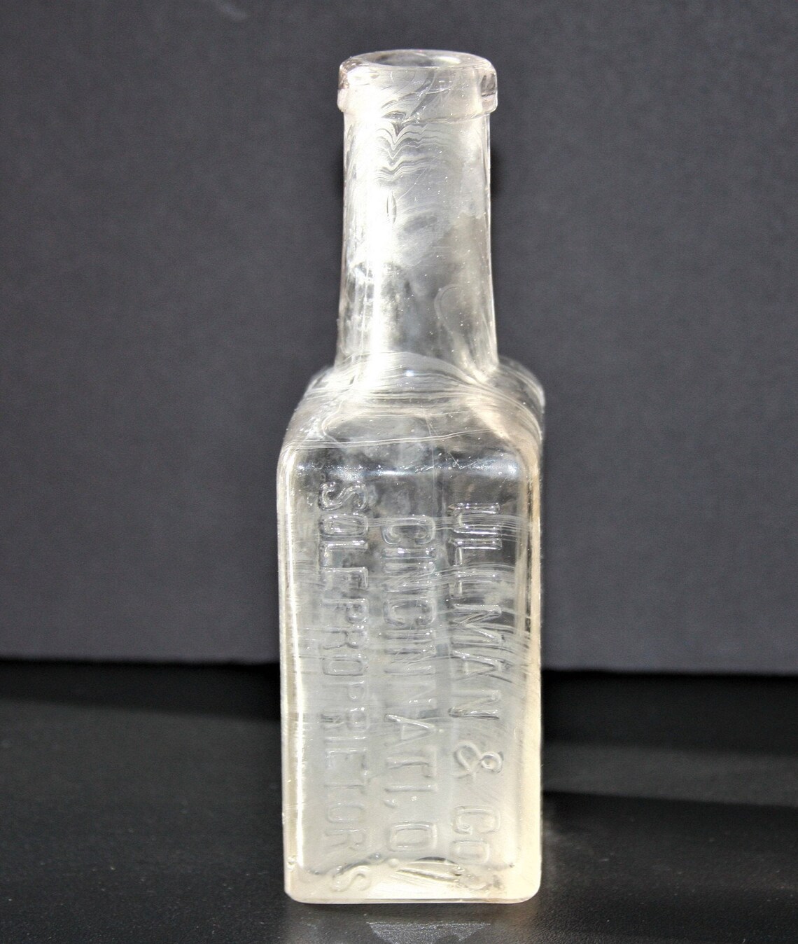 Antique Planter Rye Whiskey Bottle With Swirled and Iridescent - Etsy