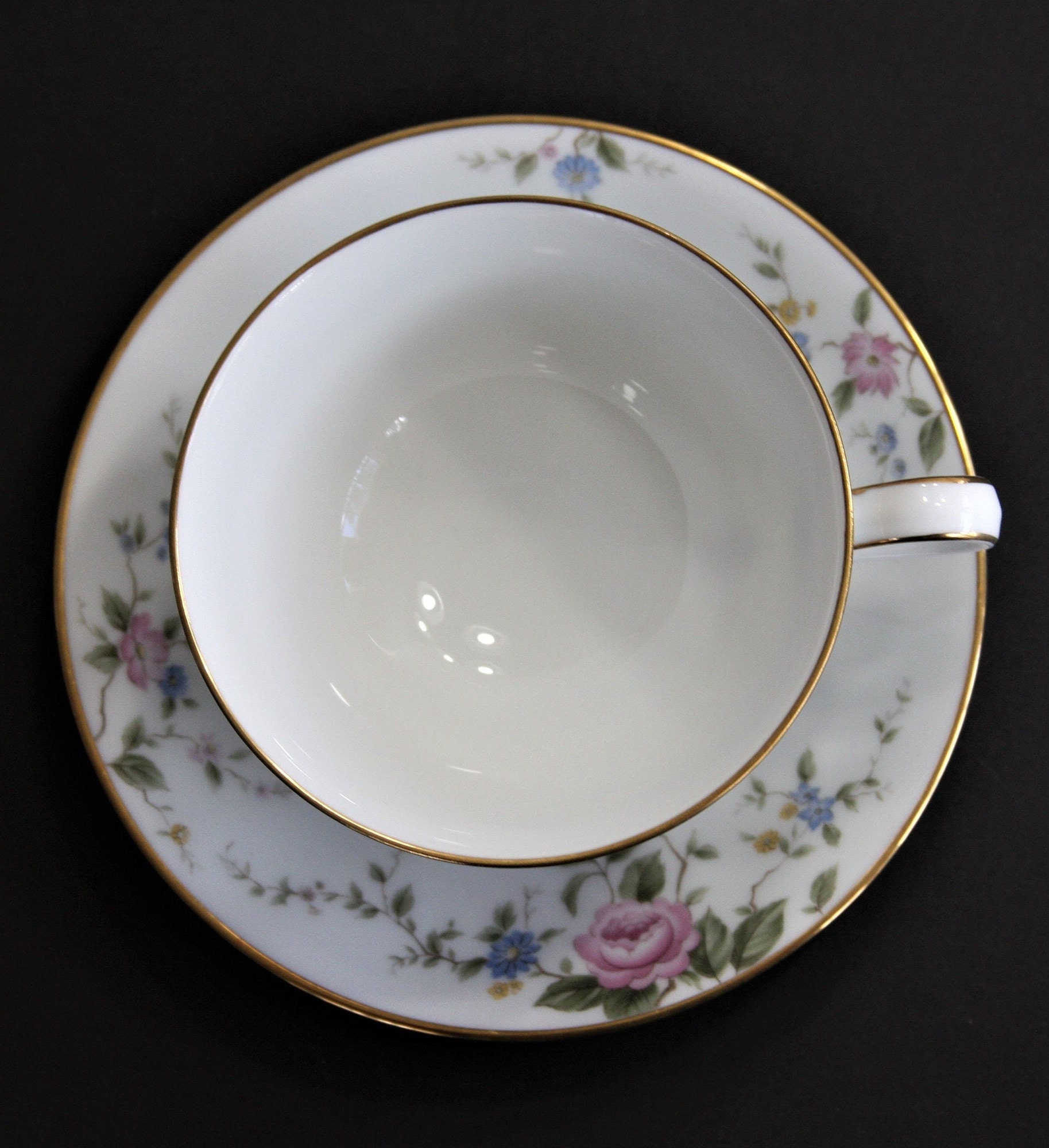 1950s Noritake Tea Cup and Saucer Set. Made in Japan Firenze U.S ...