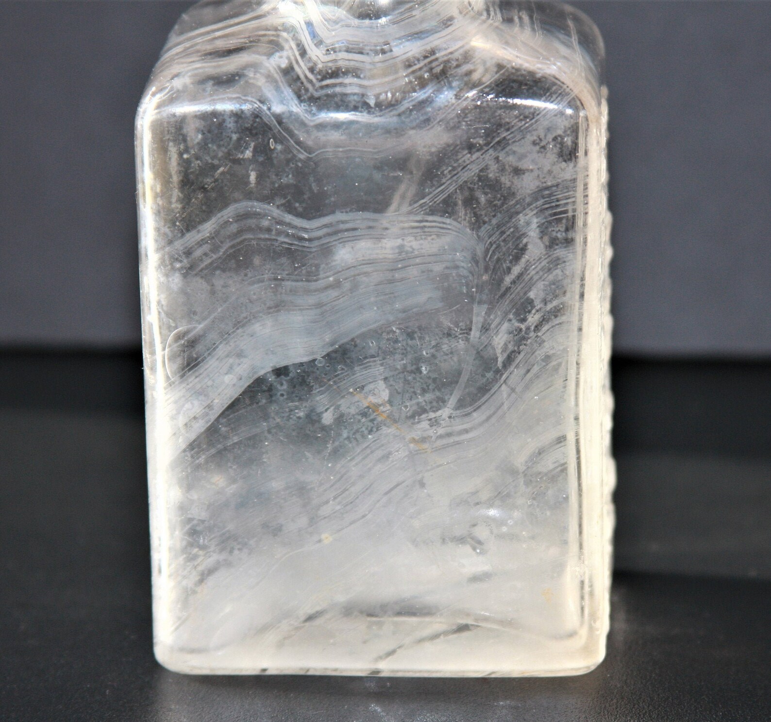 Antique Planter Rye Whiskey Bottle With Swirled and Iridescent Surface ...