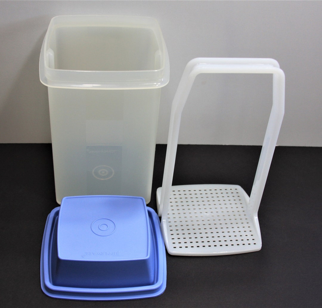 Vintage Tupperware Pickle Container. 3 Piece Pick-a-deli Set. Clear ...