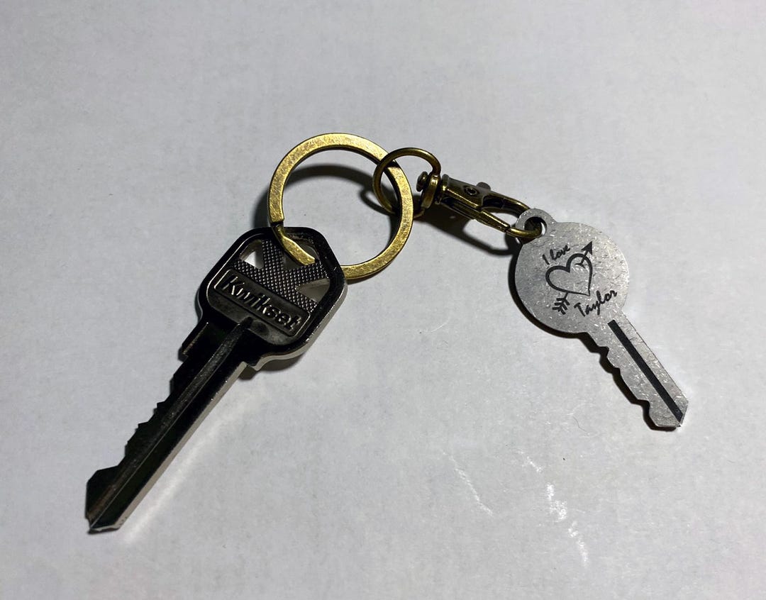 Taylor Swift Key Chain - Antique Style Bronze/silver Finish - Etsy
