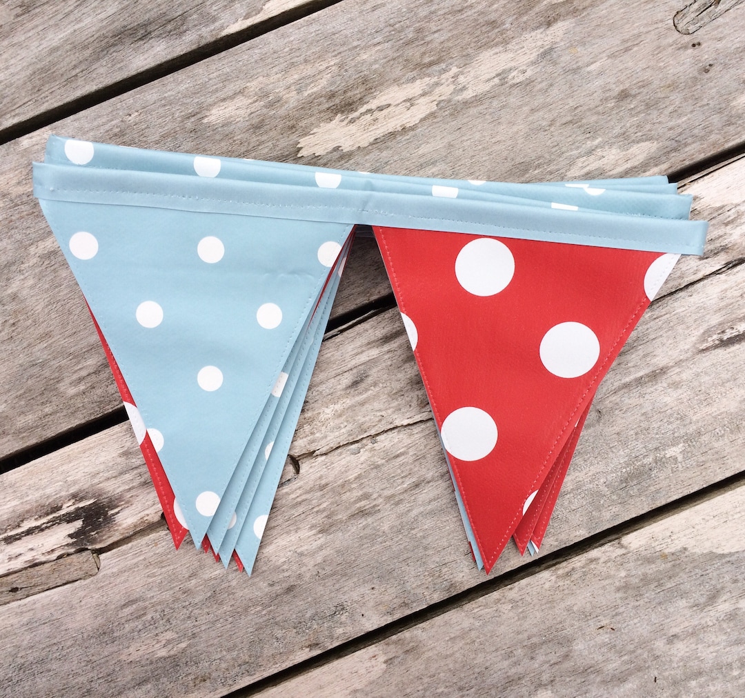 Outdoor Bunting, Garden Bunting, Oilcloth Bunting, Waterproof Bunting ...
