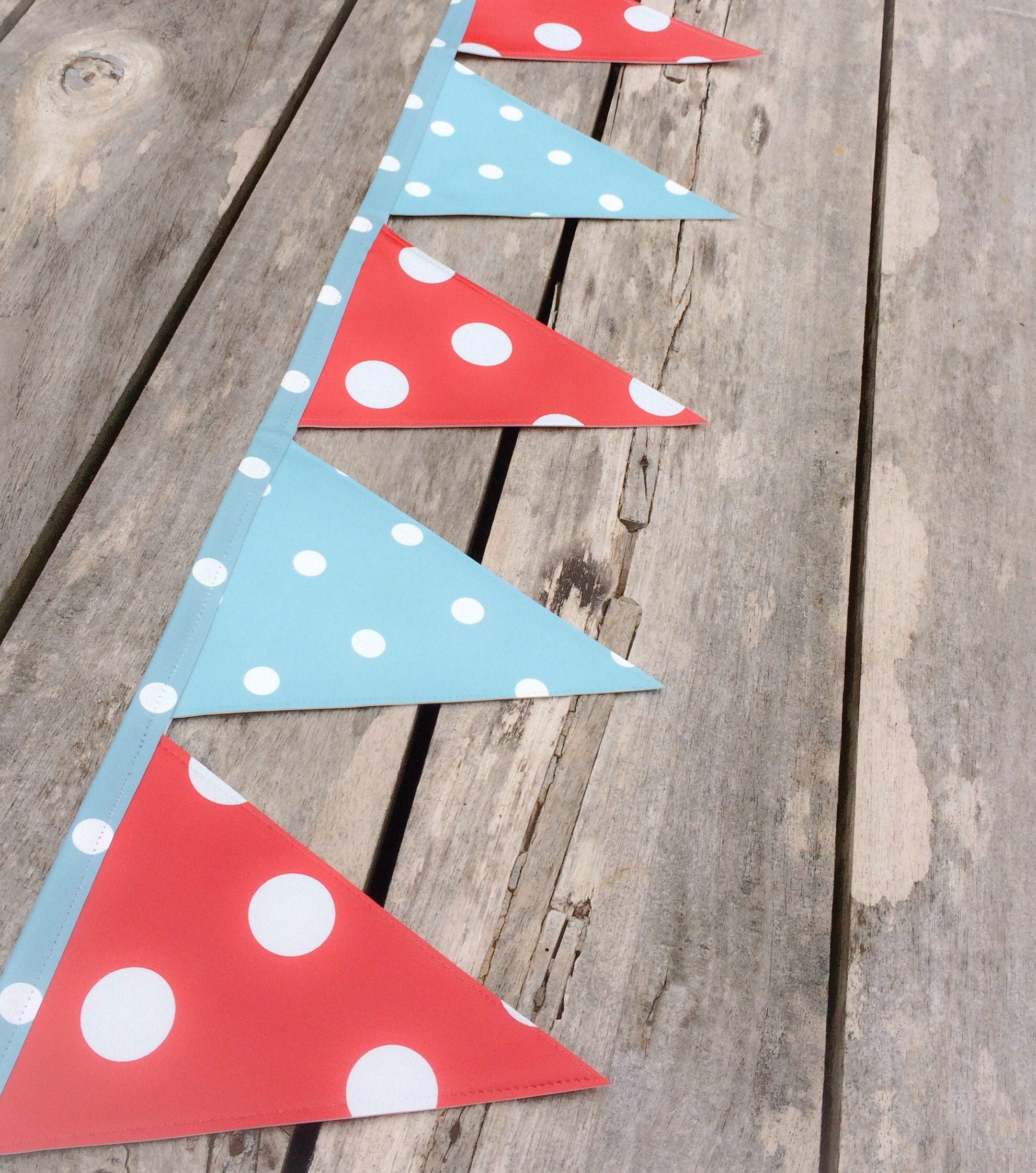 Outdoor Bunting, Garden Bunting, Oilcloth Bunting, Waterproof Bunting ...