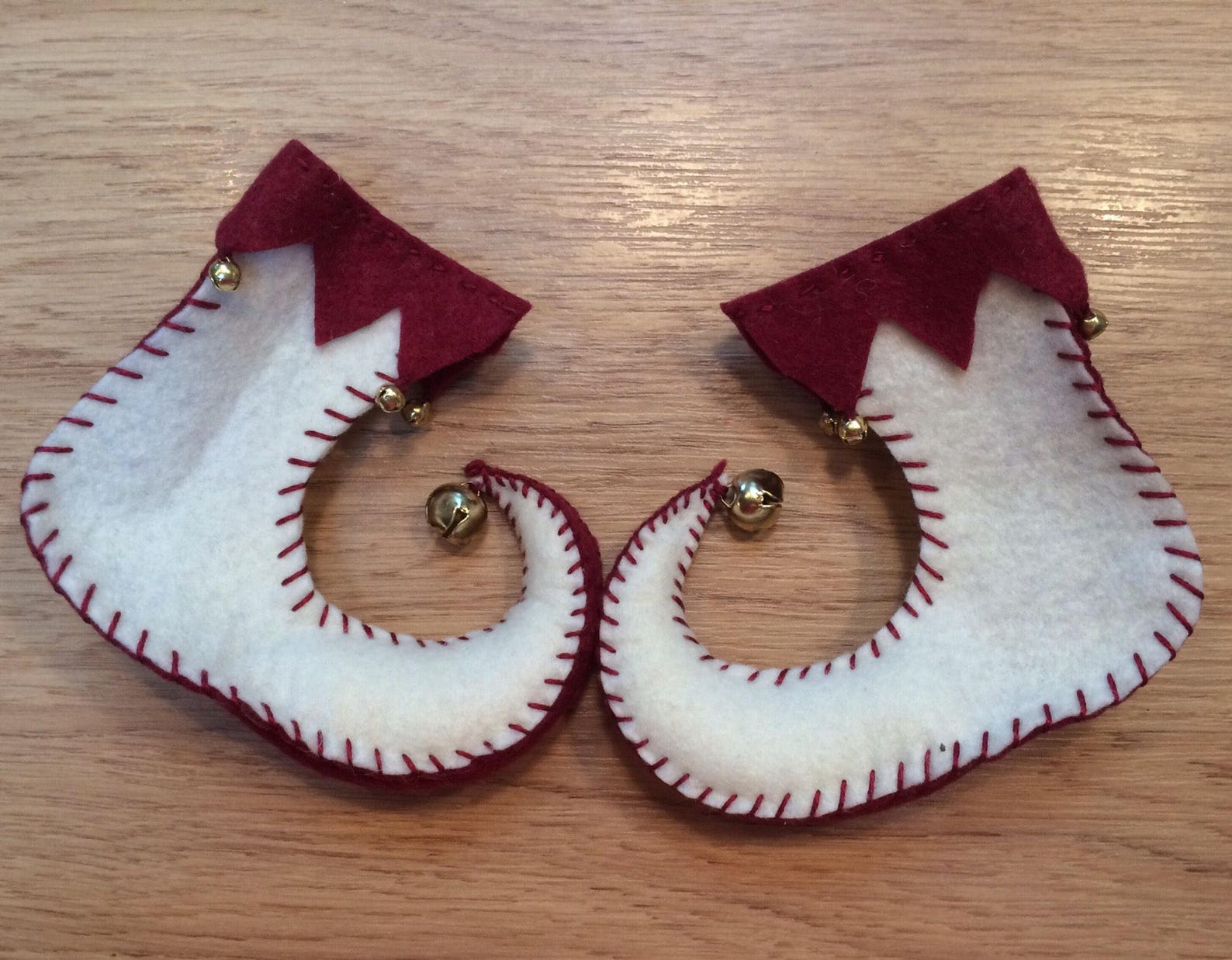 Elf Clothes Elf Shoes Christmas Decoration Pair of Small - Etsy