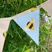 Bee Bunting, Waterproof Bee Bunting, Gardening Gift, Garden Decoration ...
