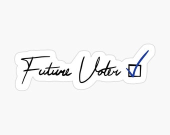 Future Voter Sticker | Etsy