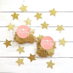 Gold Glitter Star Confetti, Table Confetti, Birthday Confetti, Party ...