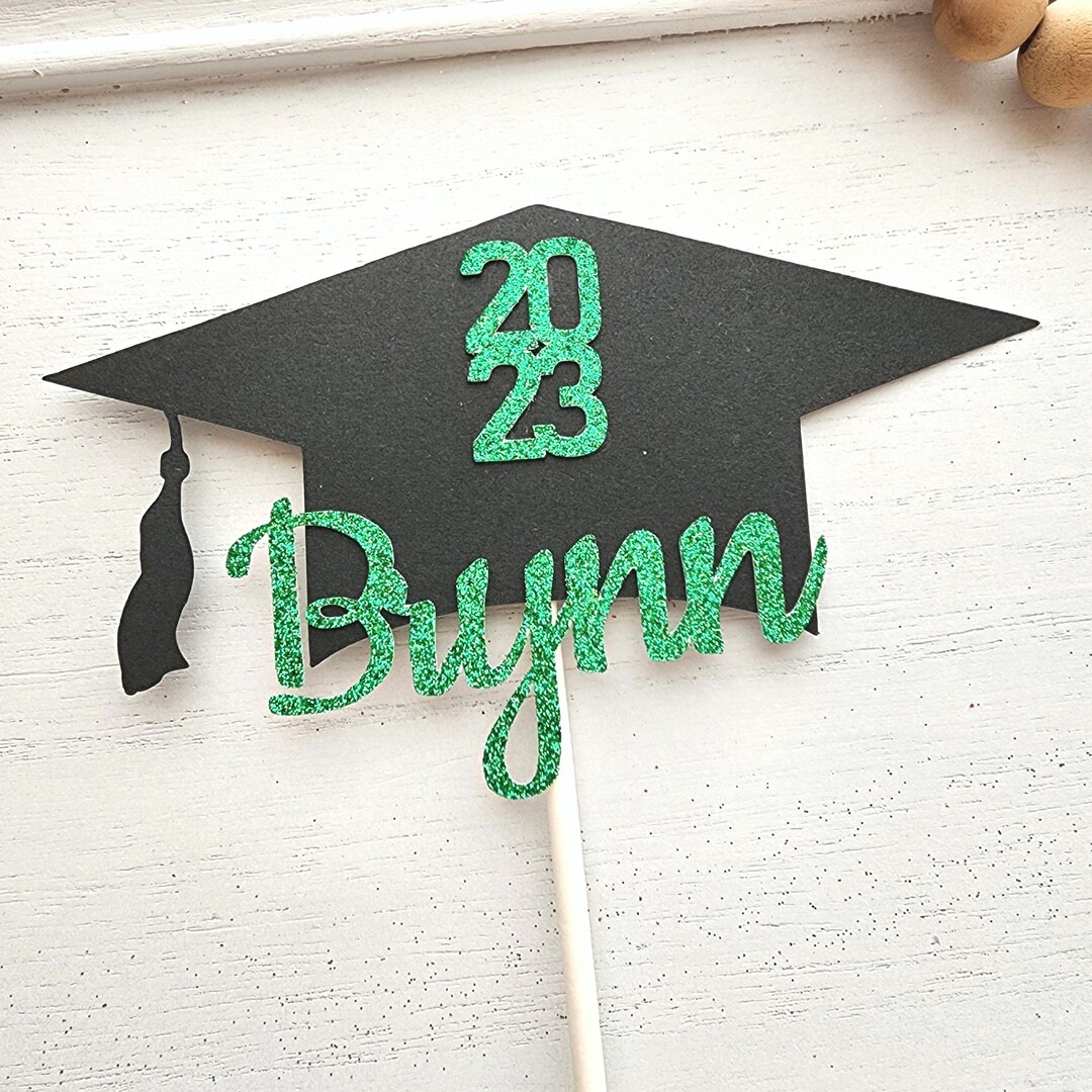 Personalized Graduation Cake Topper | Graduation Centerpiece ...