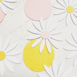 Daisy Theme Birthday Confetti, Daisy Decorations, Table Confetti, Retro ...