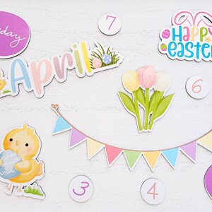 April Calendar Month Magnets | Custom Magnets for Whiteboards ...