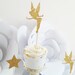 Gold Fairy Cupcake Toppers-double Sided, Gold Fairy, Party Decor, Party ...