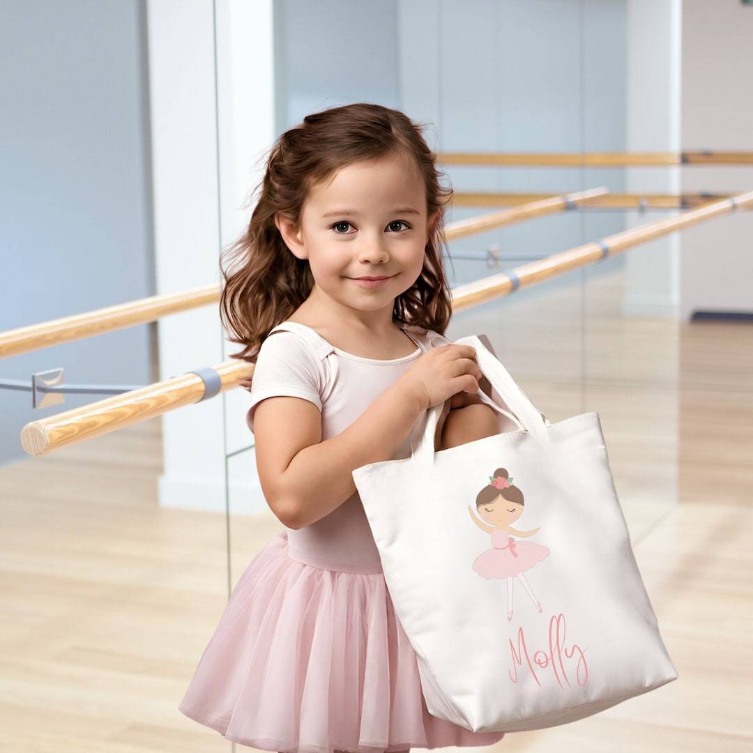 Personalized Ballerina Tote Bag | Ballerina Birthday | Princess Ballet ...