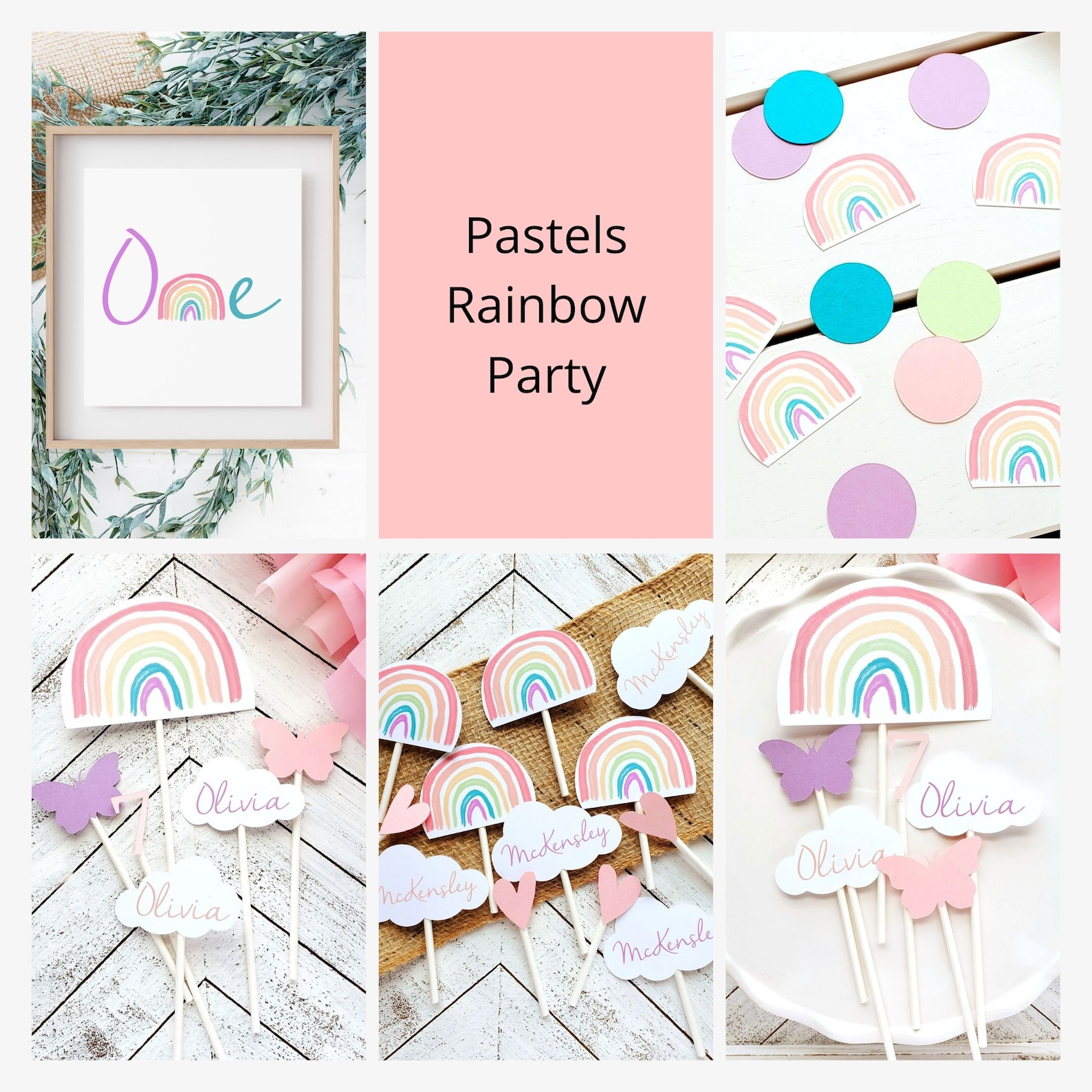 Printable Watercolor Rainbow Welcome Sign 8 X 10 Rainbow - Etsy