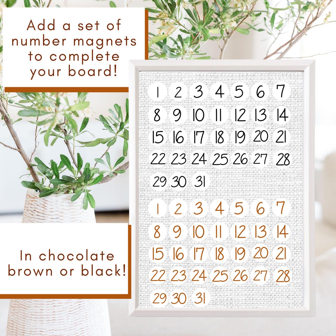 November Calendar Month Magnets | Custom Magnets for Whiteboards ...