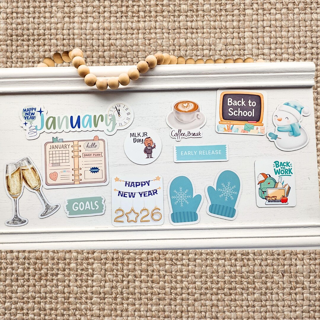 Calendar Month Label Magnets | Custom Magnets for Whiteboards ...
