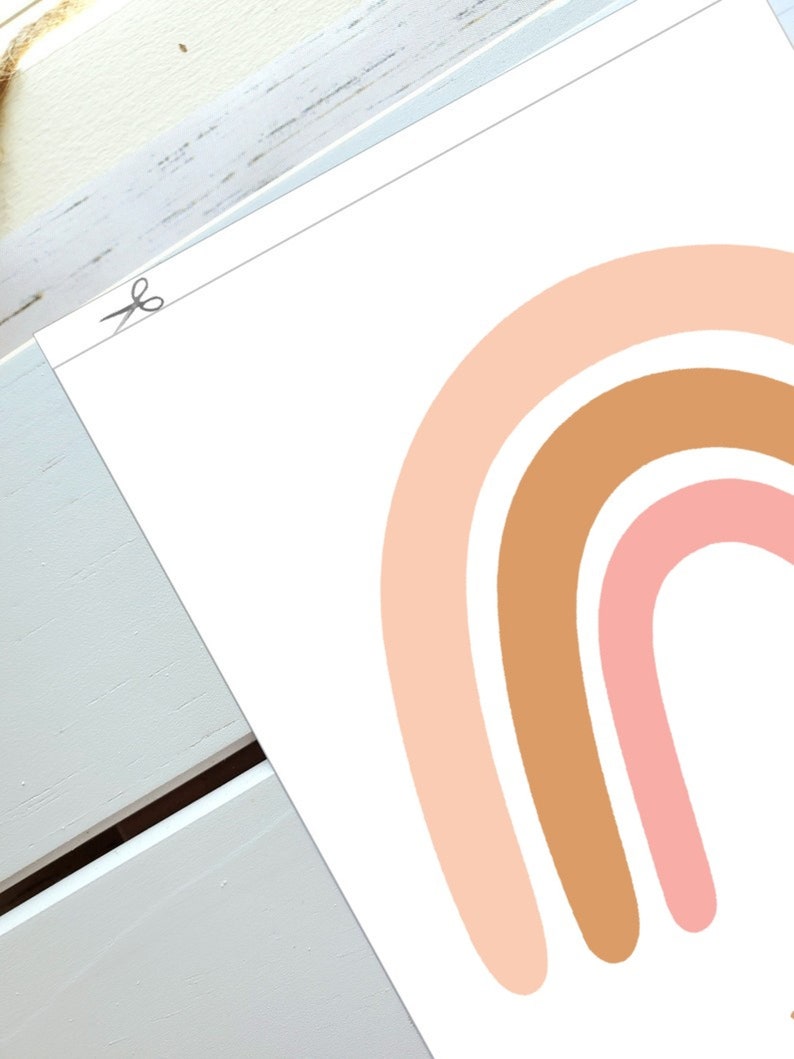 Printable Boho Pink Rainbow Welcome Sign 8 X 10 | Rainbow Party | Baby ...