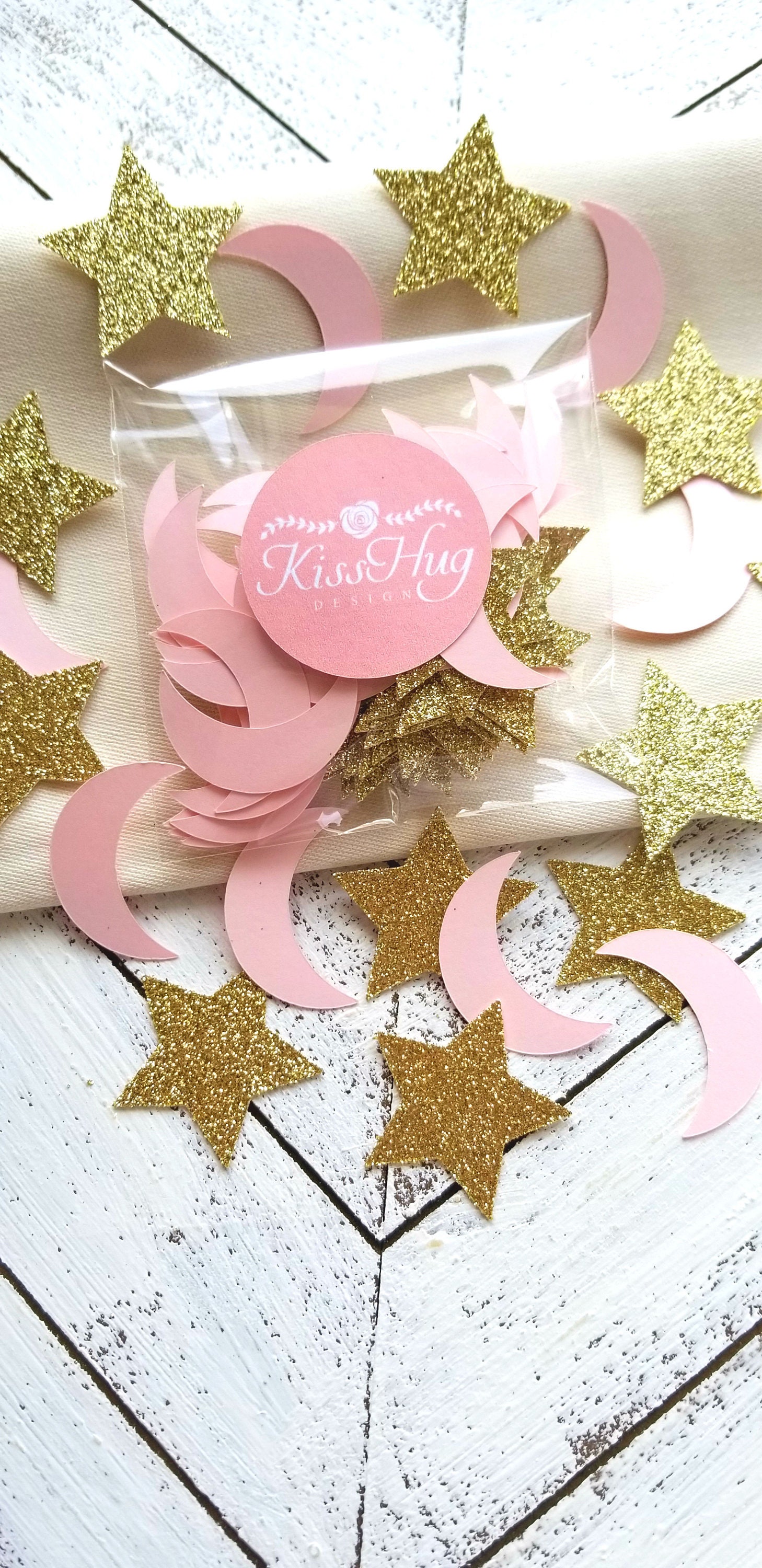 Twinkle Twinkle Little Star and Moon Birthday Confetti- Birthday ...