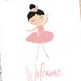 Printable Ballerina Welcome Sign 8 X 10 Printable Sign - Etsy