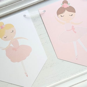 Ballerina Birthday Banner | Birthday Ballerina | 1st Birthday ...