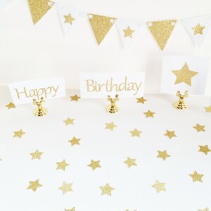 Gold Glitter Star Confetti, Table Confetti, Birthday Confetti, Party ...