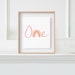 Printable Boho Pink Rainbow One Sign 8 X 10 Rainbow Party - Etsy
