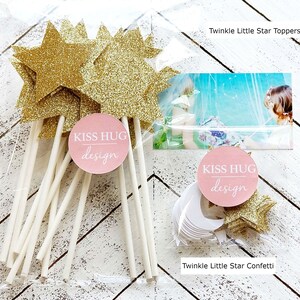 Twinkle Twinkle Little Star and Moon Birthday Confetti- Birthday ...