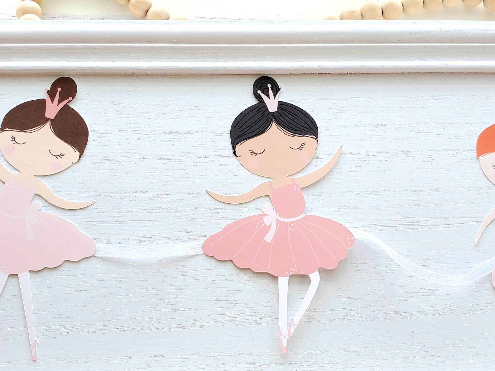 Ballerina Banner Print and Cut at Home Ballerina Birthday - Etsy