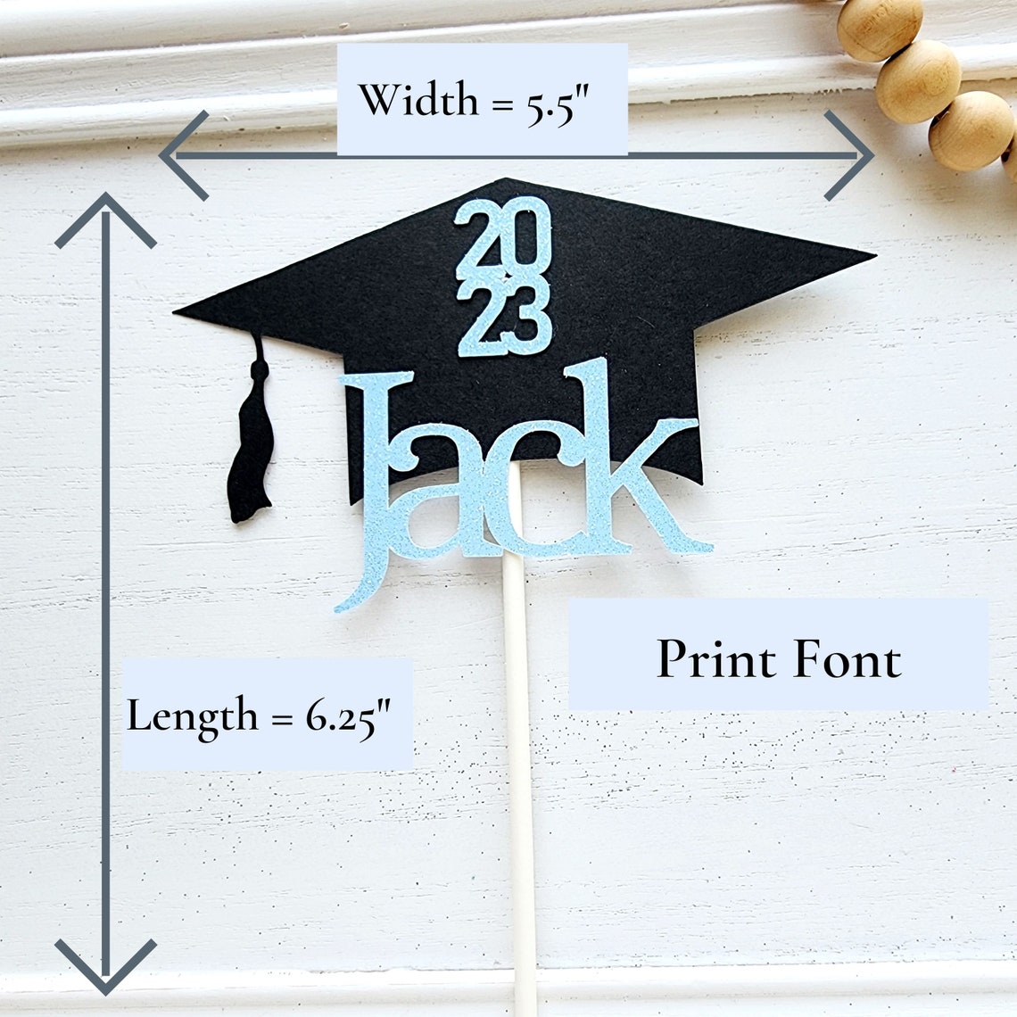 Personalized Graduation Cake Topper Graduation Centerpiece - Etsy